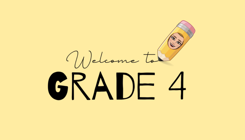Welcome to Grade 4! – St. Paul School Website